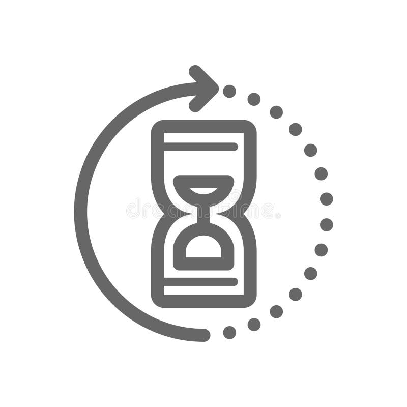 Reset Time Concept. Vector Illustration Decorative Design Stock Vector ...