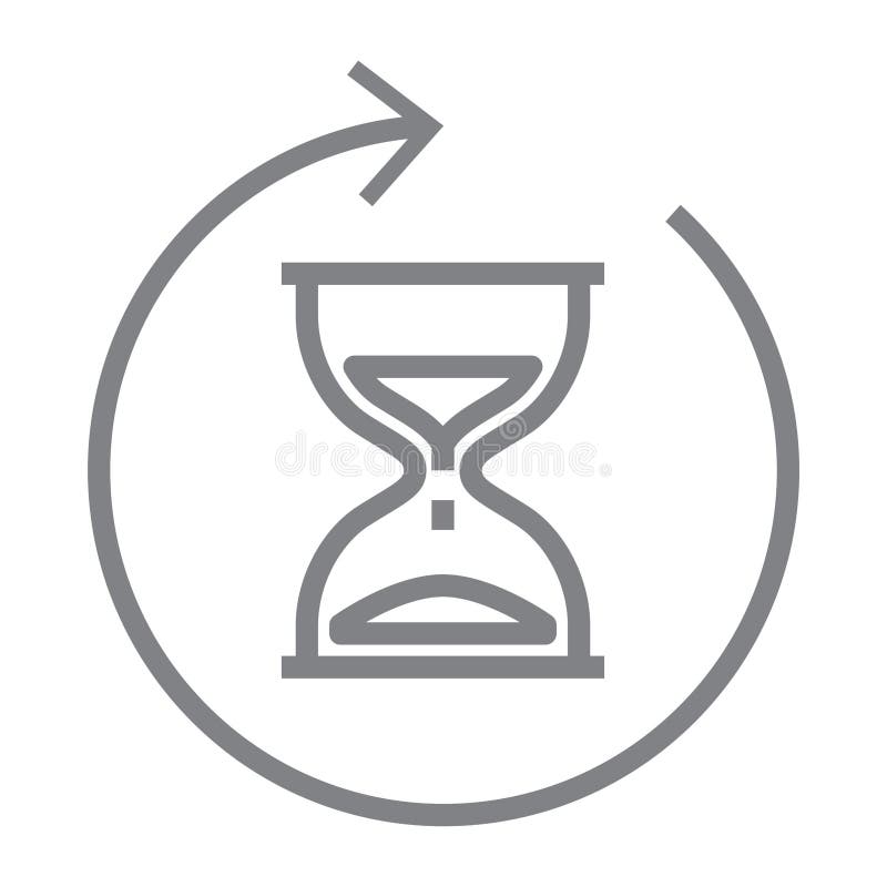 Reset Time Concept. Vector Illustration Decorative Design Stock Vector ...