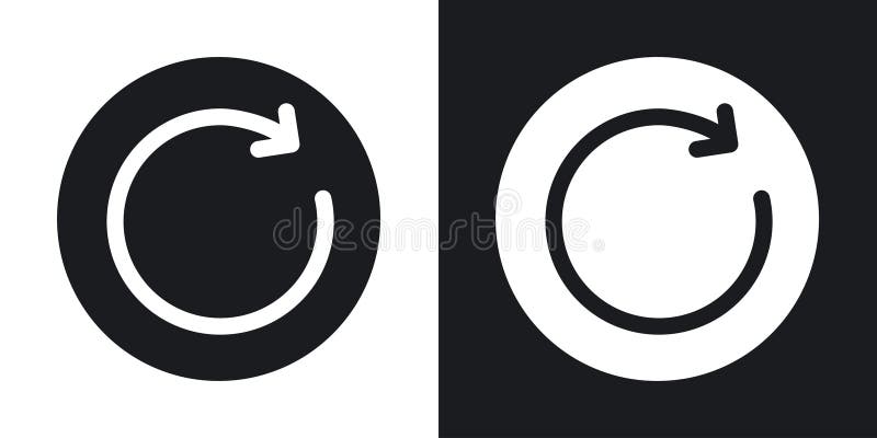 Reset vecor icon set stock vector. Illustration of design - 340461334