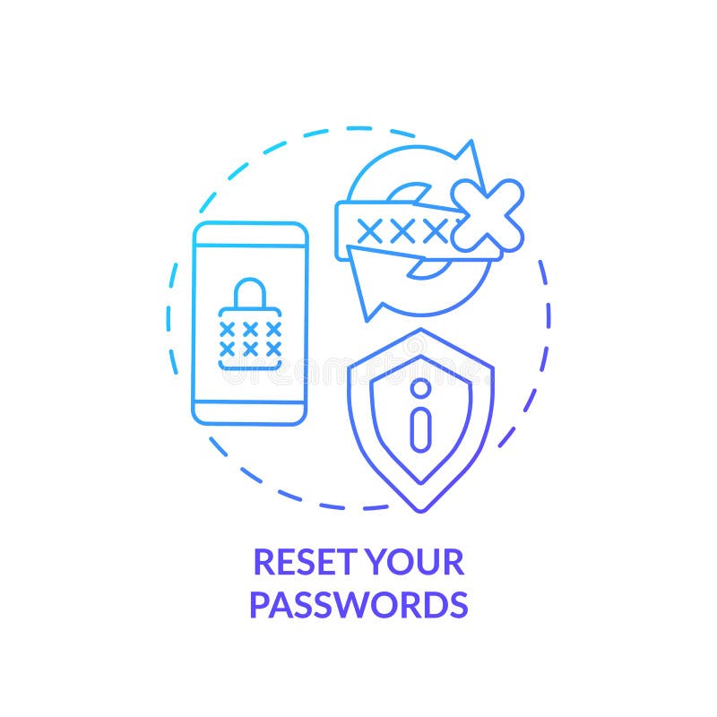 Password Reset Icon Stock Illustrations – 301 Password Reset Icon Stock ...