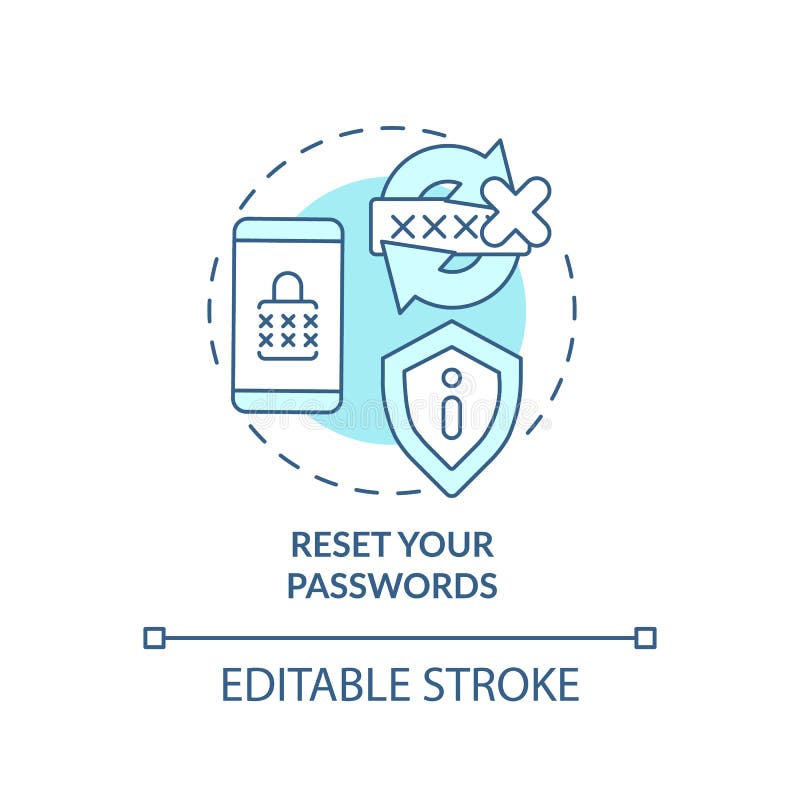 Password Reset Icon Stock Illustrations – 301 Password Reset Icon Stock ...