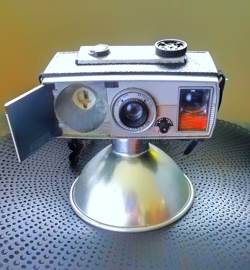 Kodak Instamatic 127 with Flash Gun Camera Stock Image - Image of roll ...