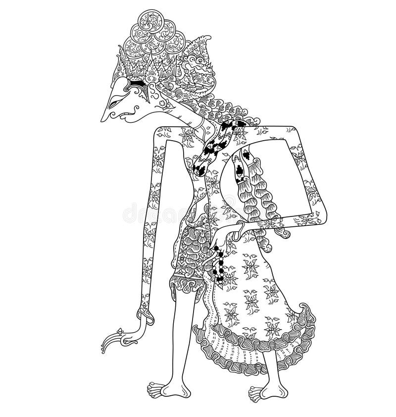 Dewi Sayempraba stock vector. Illustration of sadewa - 74238751