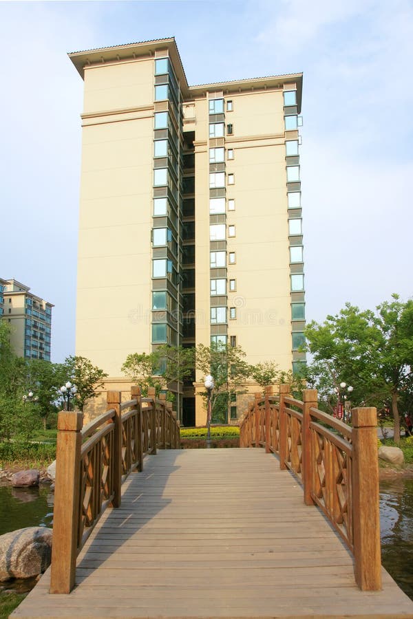 Residence community stock photo. Image of dwelling, wooden - 25019260