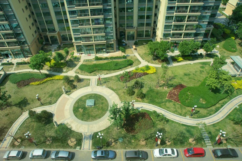 Residence community stock image. Image of building, modern - 25063579