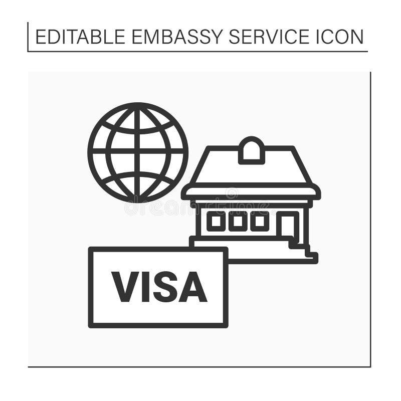 Residence line icon stock vector. Illustration of express - 225355613