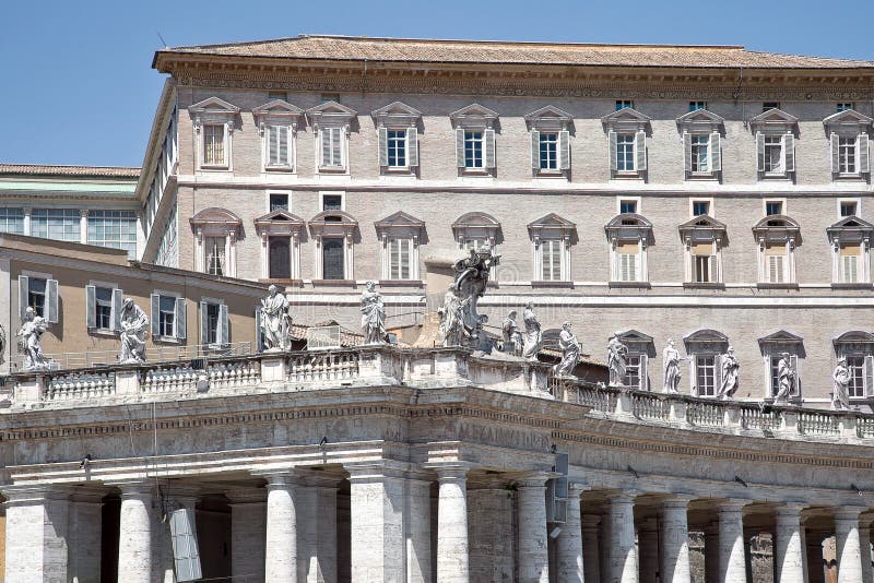 Residence of the Pope. Vatican Editorial Stock Image - Image of culture ...