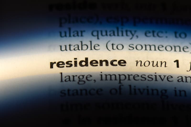 Residence stock photo. Image of book, dictionary, residence - 126614048