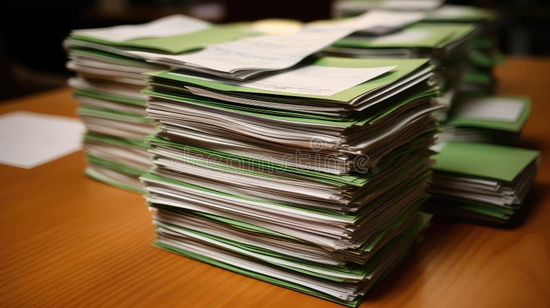 Residency Green Card Application Stock Illustration - Illustration of ...