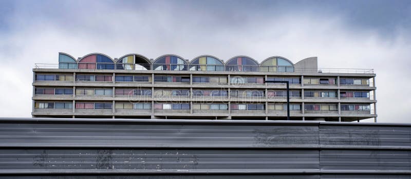 Residential Apartment Building Stock Image - Image of landscape ...