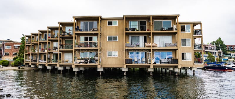 Residential Apartment Building. Modern Architecture. Residential ...