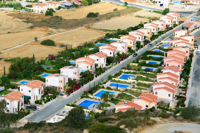 Residential area stock image. Image of islands, trees - 16616261