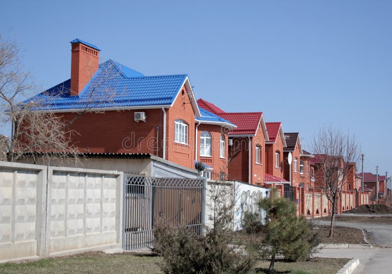 Residential area stock image. Image of pipe, abode, grille - 2328911
