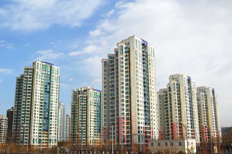 Residential area stock image. Image of estate, concrete - 8736397