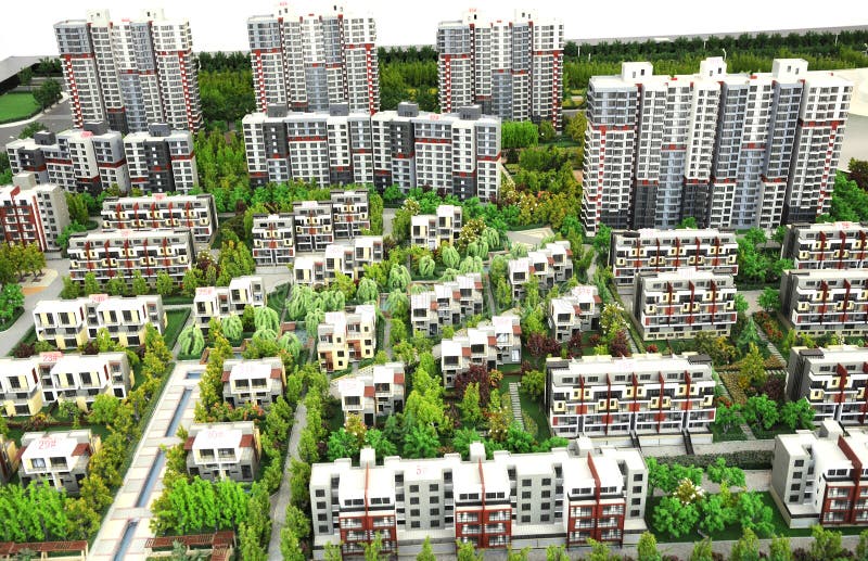 City model planform stock image. Image of lighting, wood - 13549879