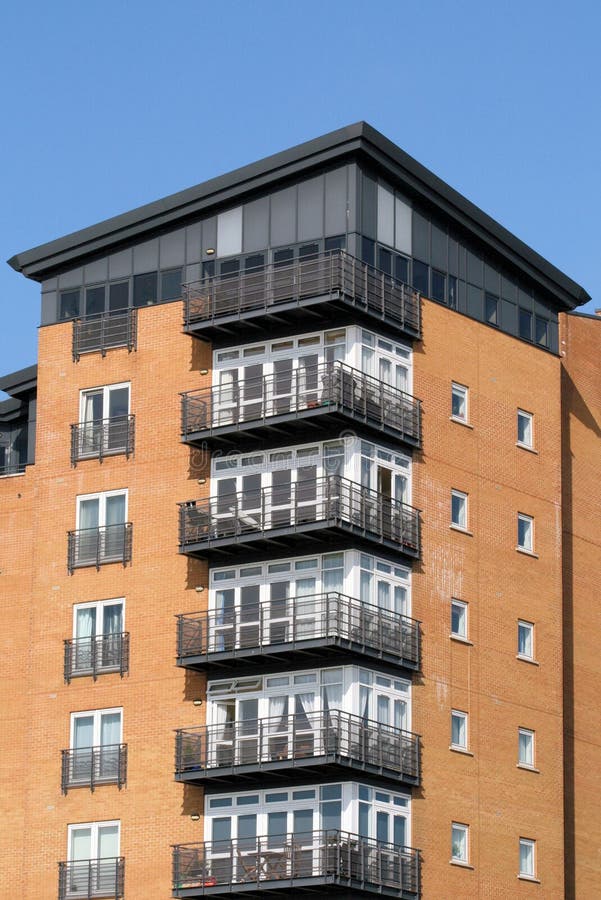 Residential block stock image. Image of thames, block - 8325427