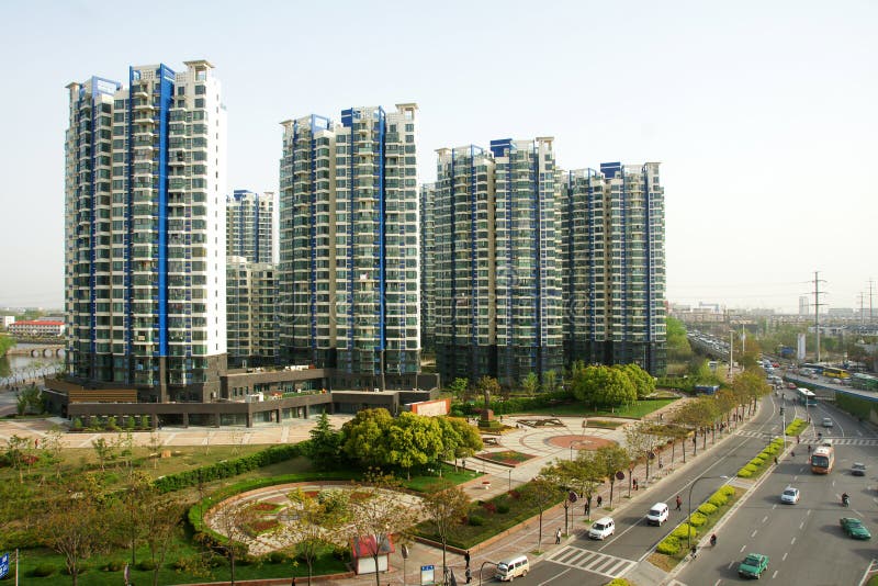 Residential Building stock photo. Image of rise, modern - 14255818