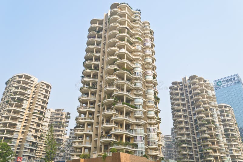 Residential building editorial stock image. Image of garden - 20082699