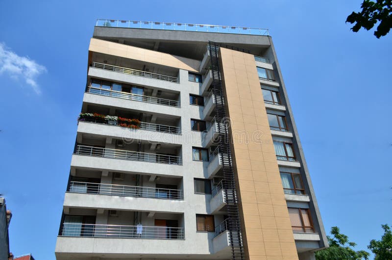 Residential building stock image. Image of beautiful - 25414037