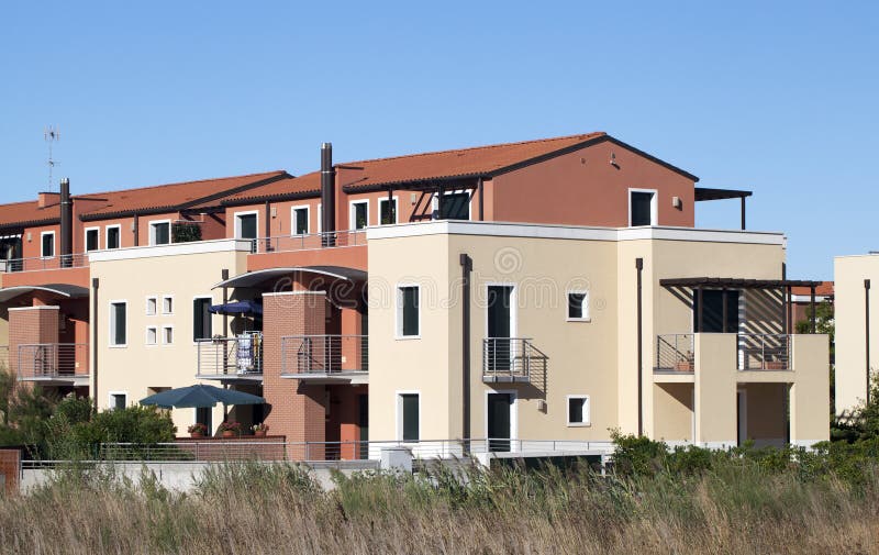 Residential Building stock image. Image of appartment - 26476565