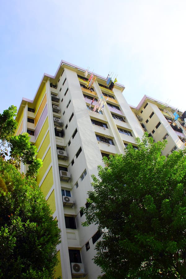 Residential Building With Clothes Drying Picture. Image: 20550223
