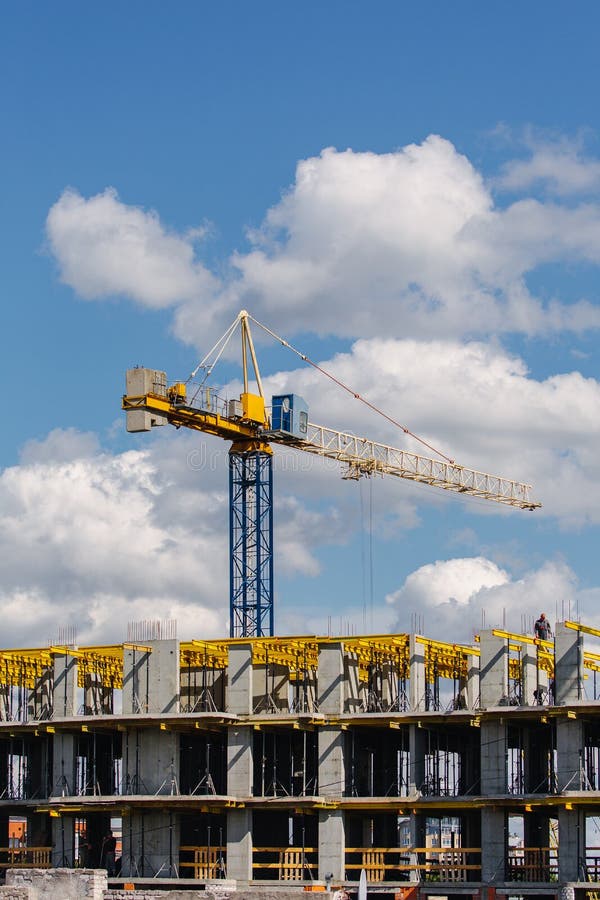 Residential Building Construction Stock Photo - Image of estate ...