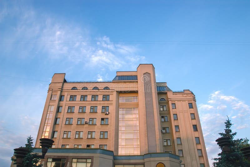 Residential Building Constructions of Soviet Union Times Stock Image ...