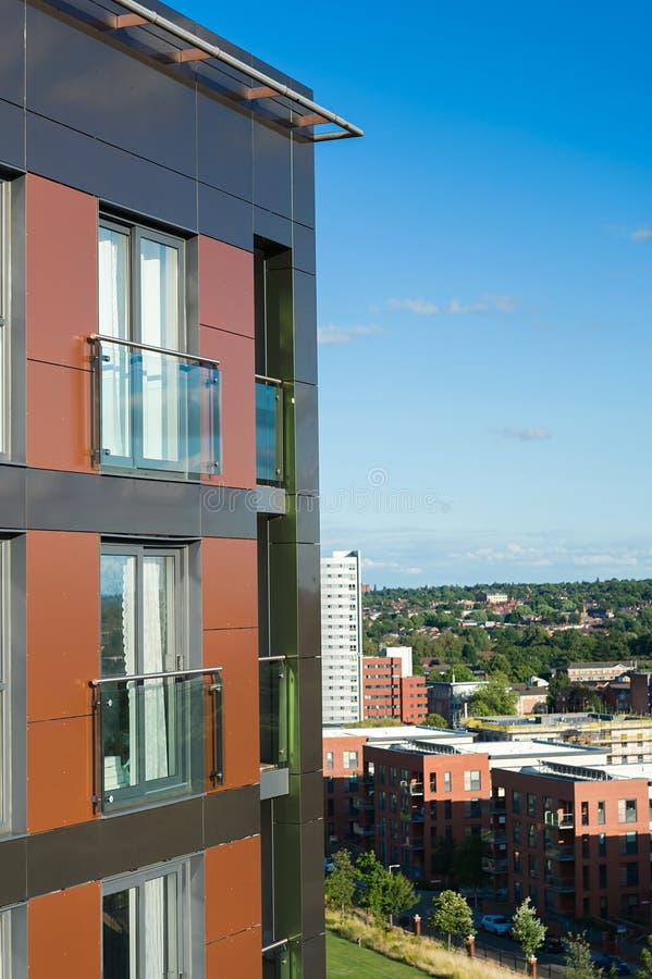 Residential Building Fasade Stock Image - Image of fasade, architecture ...