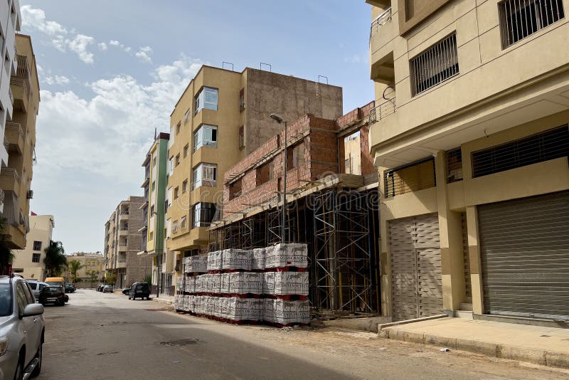 Residential Building Under Construction in Africa Editorial Image ... Residential Building Under Construction in Africa Editorial Image ...