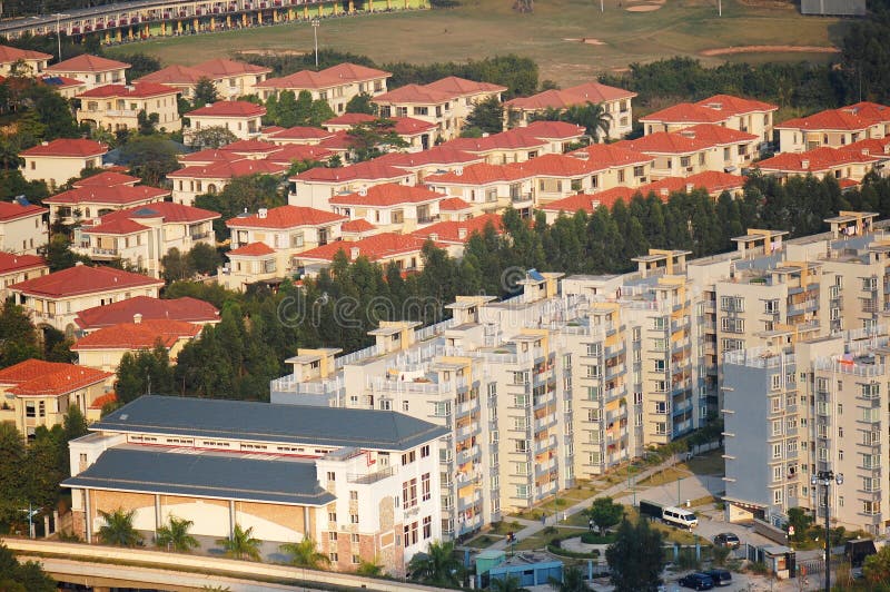 The residential buildings stock photo. Image of buildings - 15619800