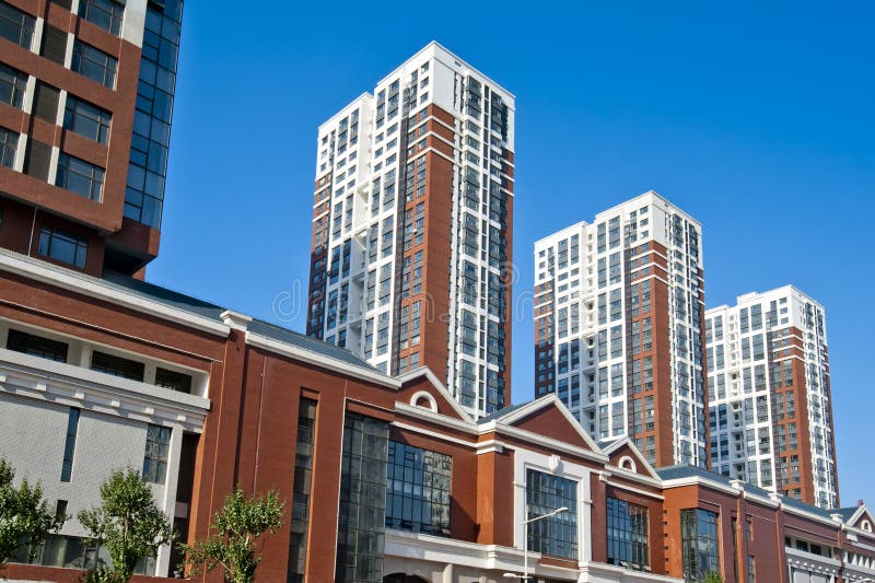 Residential buildings stock image. Image of commons, city - 27853655