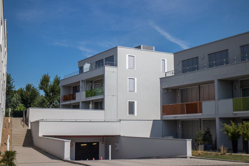 Residential buildings stock image. Image of blocks, modern - 64643219