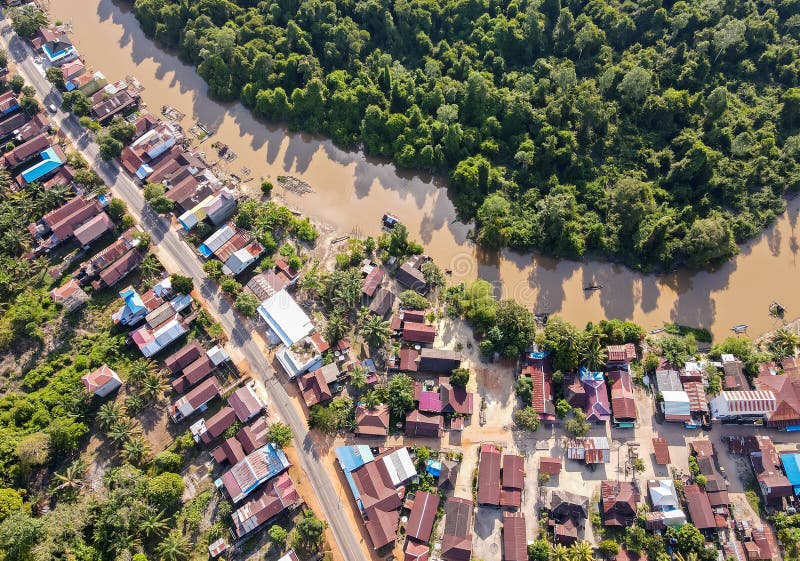 Residential Center on the Edge of a River in a Rural Area, on the Edge ... Residential Center on the Edge of a River in a Rural Area, on the Edge ...
