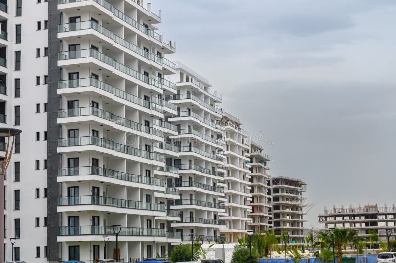 Residential Complex with High-rise Buildings in Northern Cyprus 1 Stock ...