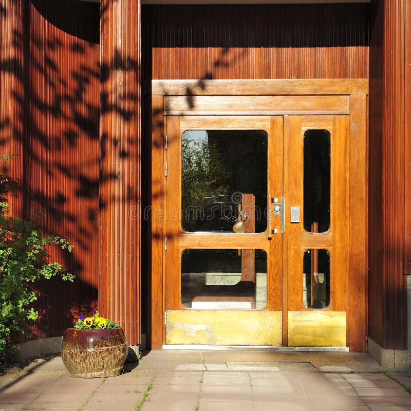Residential front entry stock image. Image of door, exterior - 31786319