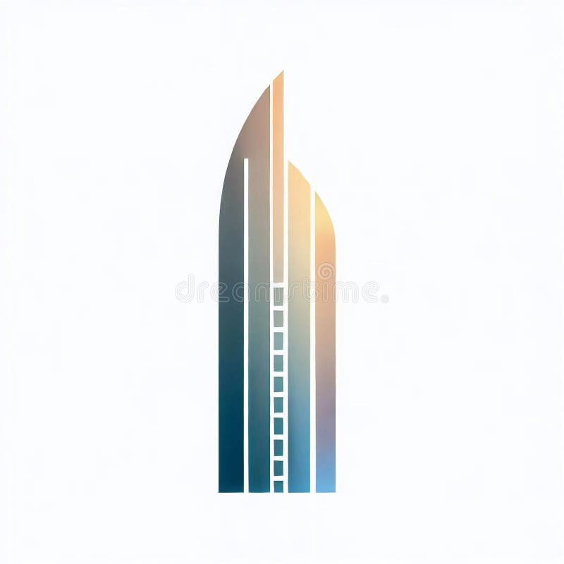 Residential High-rise and Skyscraper Building Symbol Logo Stock ...