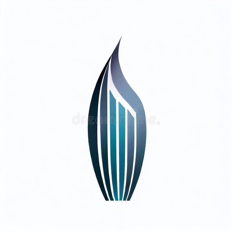 Residential High-rise and Skyscraper Building Symbol Logo Stock ...