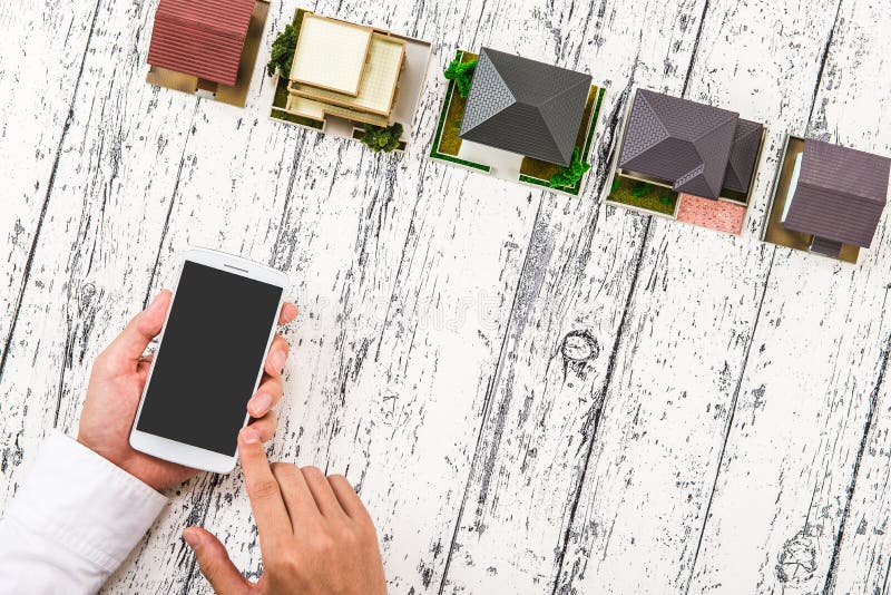 Residential Home Image Table Photo Stock Image - Image of home, sales ...