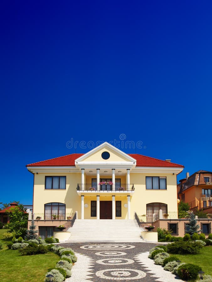 Residential House stock photo. Image of chimney, architecture - 2809660