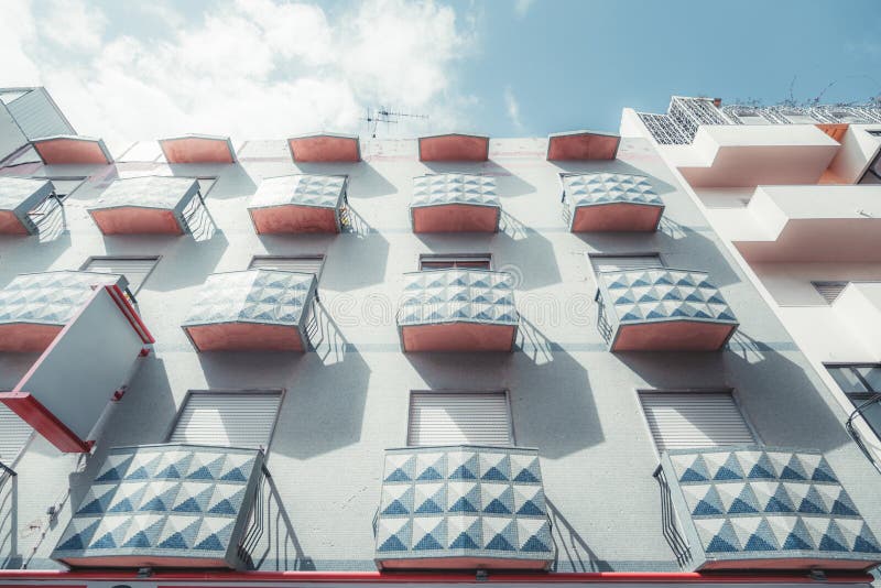 Dwelling Building Elevation Texture Stock Photo - Image of house ...