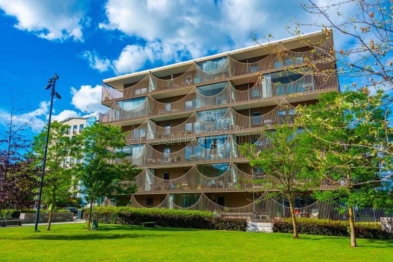 Residential Houses in Swedish Town Jonkoping Stock Photo - Image of ...