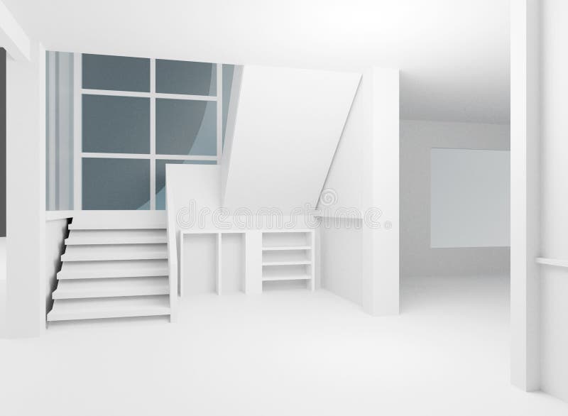 Home interior modern scene stock illustration. Illustration of isolated ...