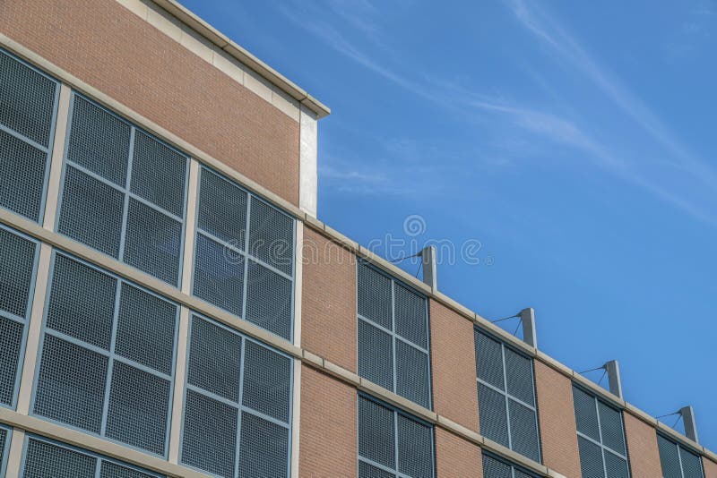 Residential or Office Building Exterior Against Blue Sky in Austin ... Residential or Office Building Exterior Against Blue Sky in Austin ...