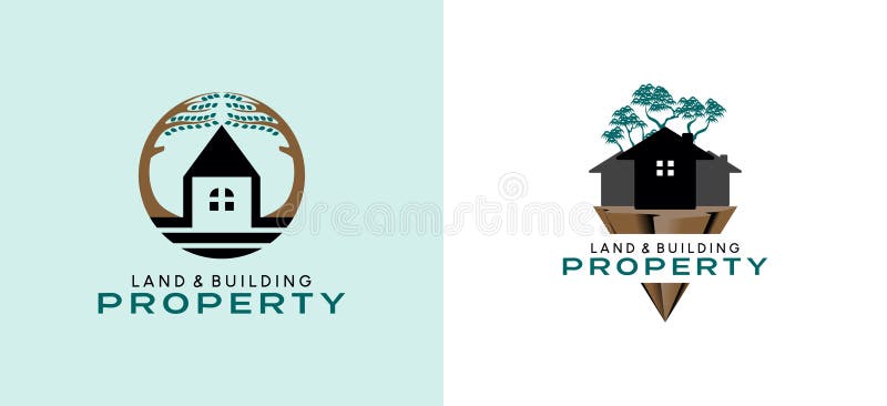 Residential Property Logo Design or Land Property Stock Vector ...