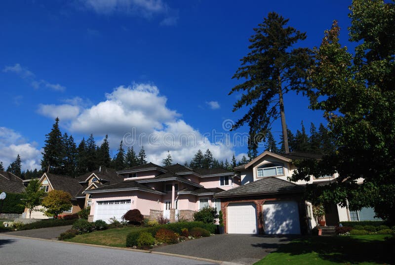 Suburban house for sale stock image. Image of estate - 18228949