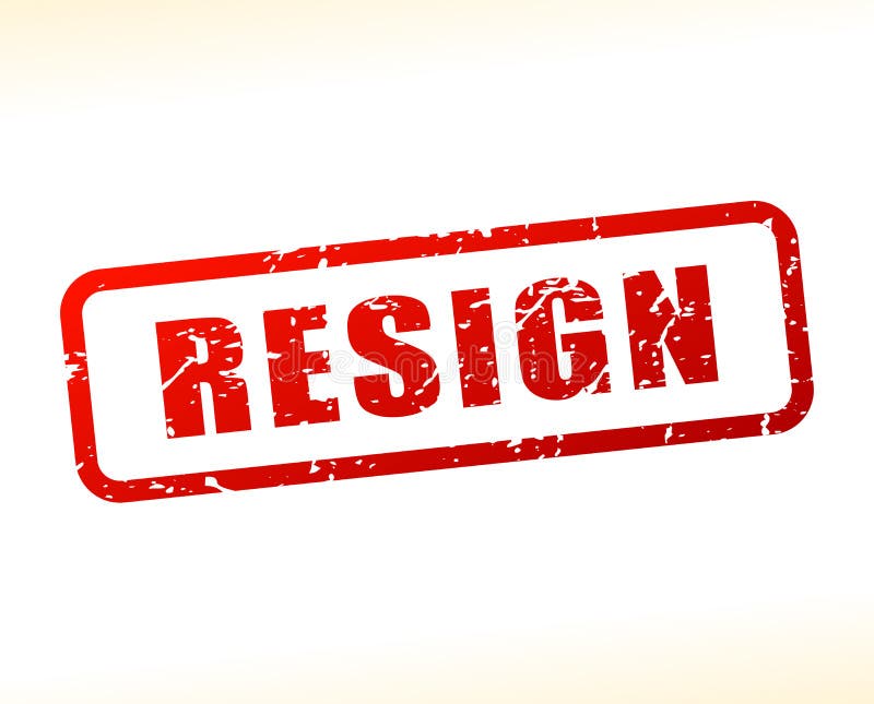 Resign rubber stamp stock vector. Illustration of sign - 87307673