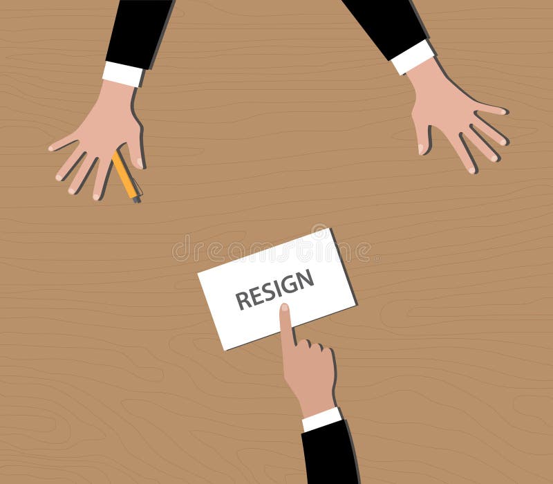 Resign Letter Stock Illustrations – 112 Resign Letter Stock ...