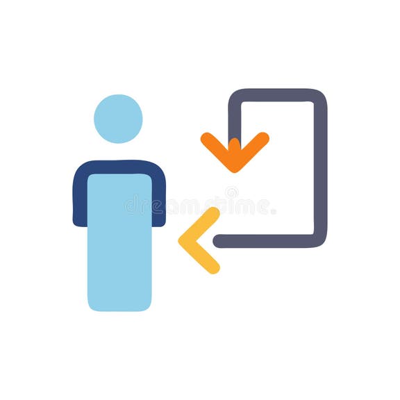 Resignation Icons for Career Changes Stock Illustration - Illustration ...