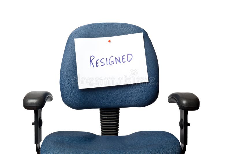 Resigned stock photo. Image of resignation, work, leave - 24797866
