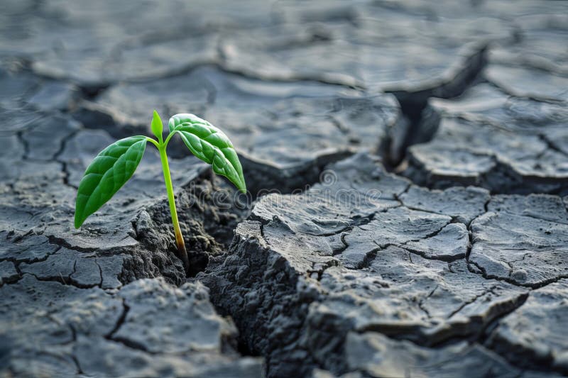 Resilience in Drought stock illustration. Illustration of persistence ...